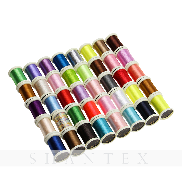 280M 40 Color Sewing Glitter Thread Embroidery Machine Thread Sparkling ...