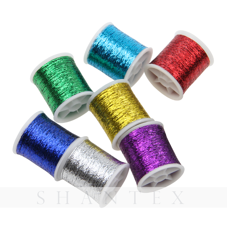 Whosale Sparkling Glitter Metallic yarn Glitter Embroidery Sewing ...